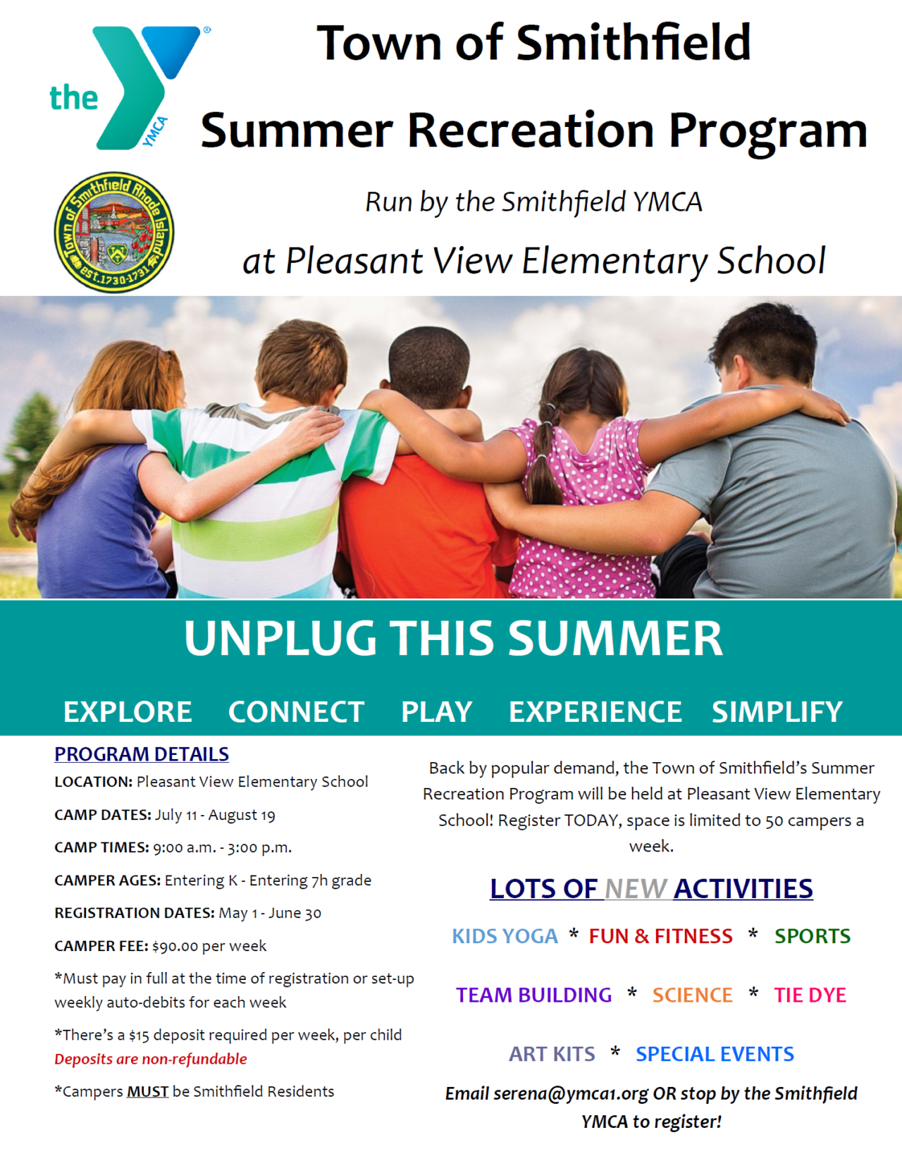 YMCA Summer Camp | Smithfield YMCA