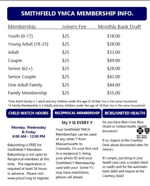 Membership Info | Smithfield YMCA