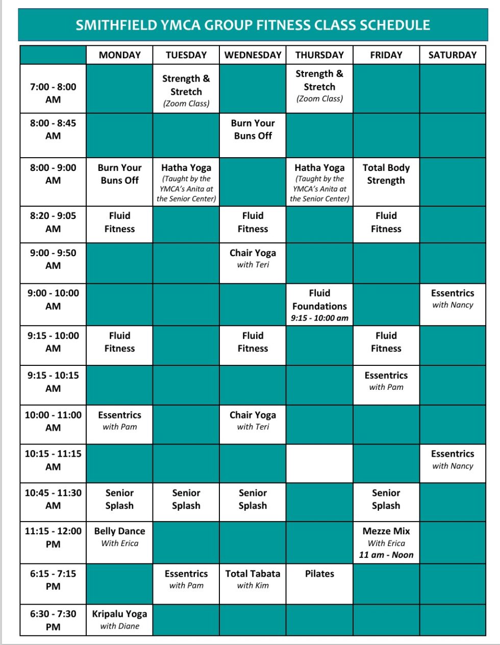 Group Fitness | Smithfield YMCA